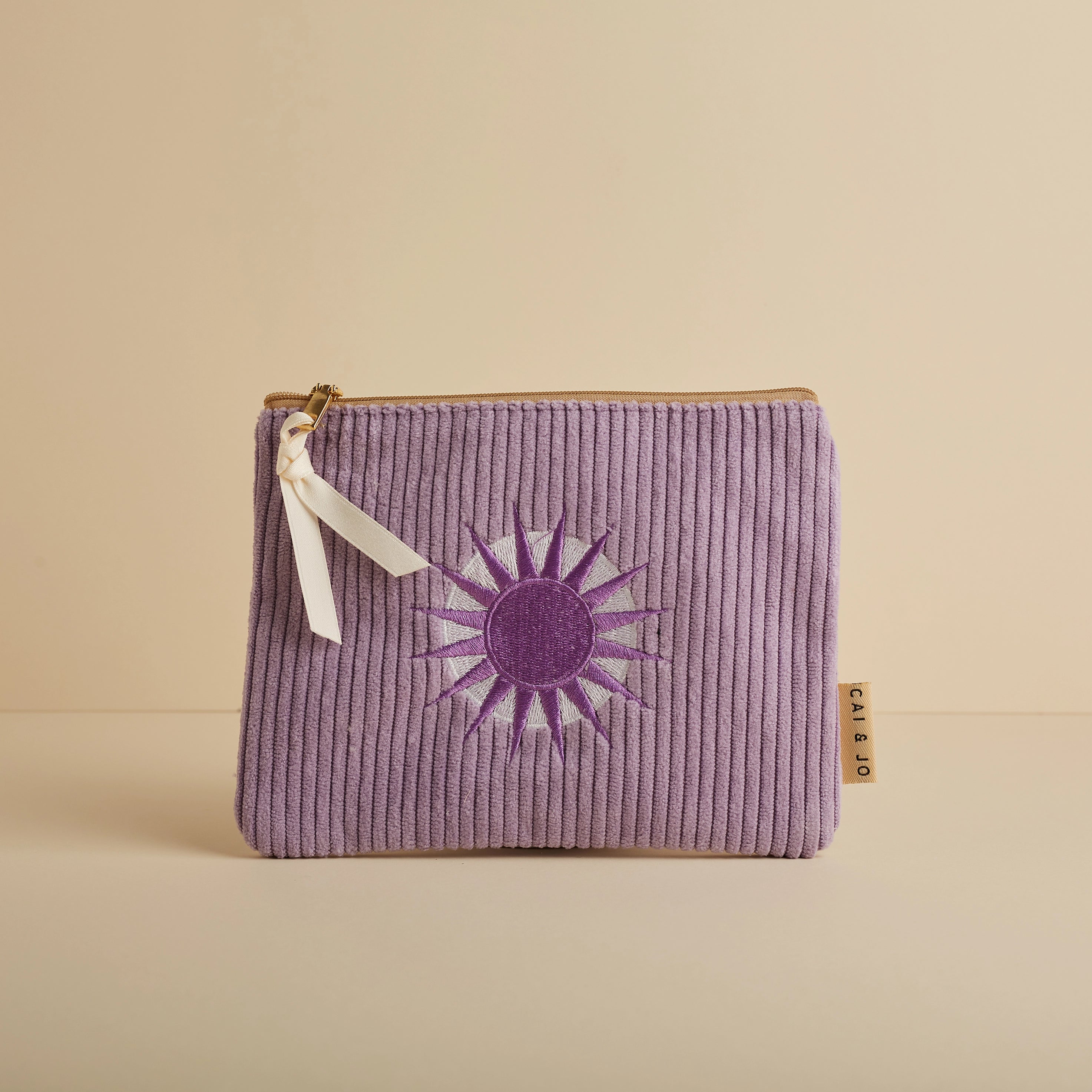 Lavender Corduroy Pouch – Desert Sol