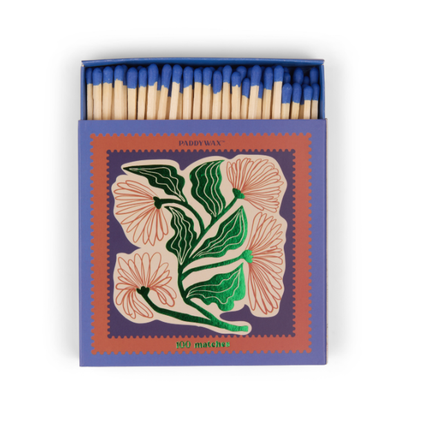 Floral Jumbo Boxed Matches – Desert Sol