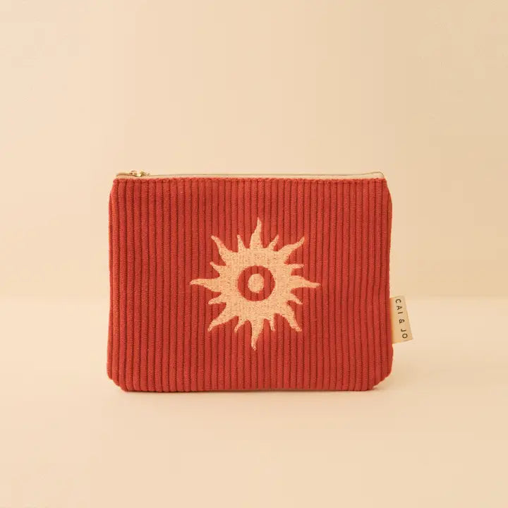 Rust Corduroy Pouch – Desert Sol